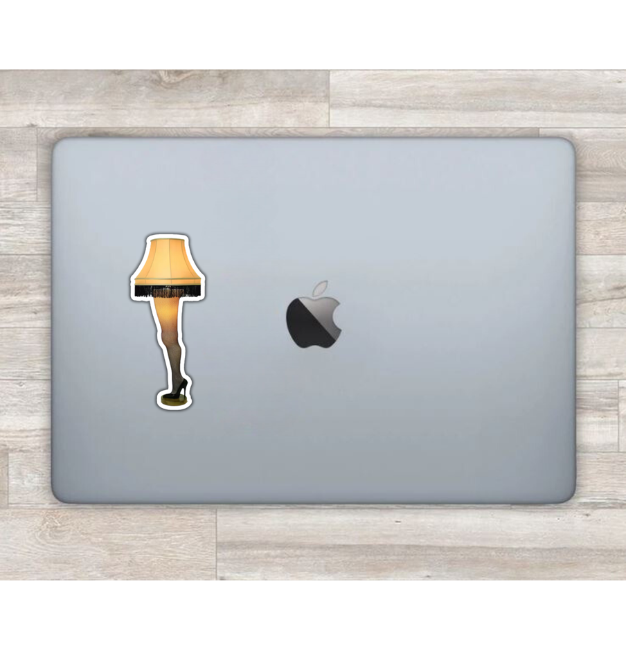 Leg Lamp Die Cut Glossy Vinyl Sticker | eBay