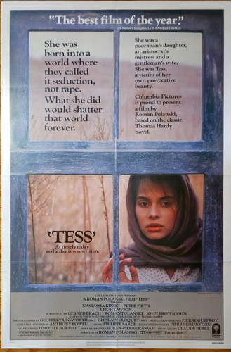 Classic Story! "TESS" original movie poster from 1981, Ideal to frame ...