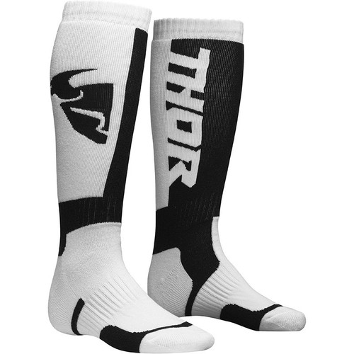 THOR RACING Adult MX Socks Black/White *NEW* Motocross | eBay Australia