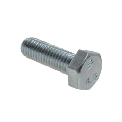 Qty 1000 Hex Set Screw M20 x 100mm Metric Coarse Bolt High Tensile 8.8 ...