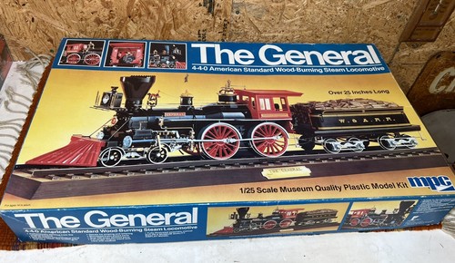 1980 MPC 1/25 Scale Museum Quality The General Steam Locomotive Train ...