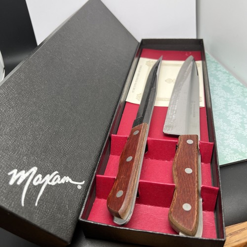 MAXAM PRECISION HOLLOW GROUND FINE STAINLESS STEEL CHEF AND CARVING ...