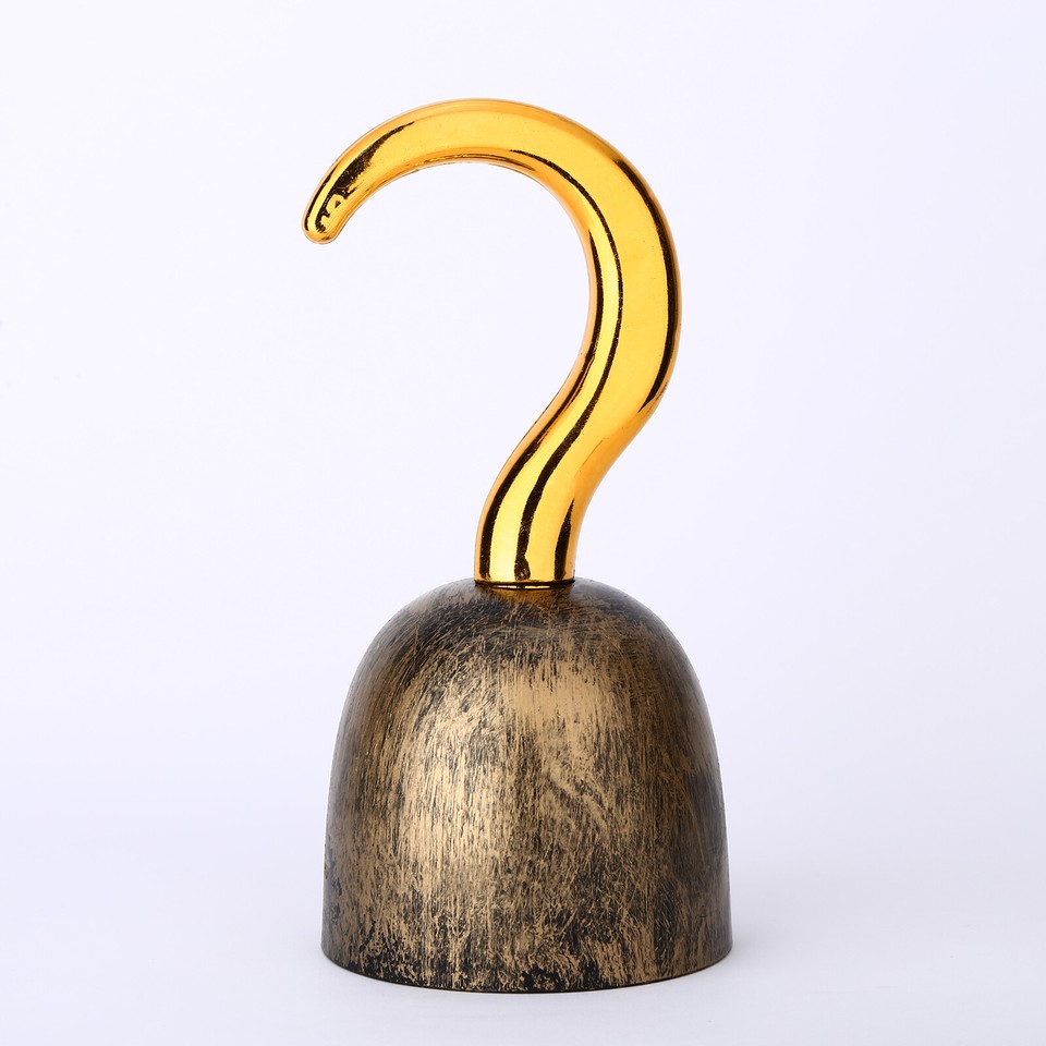 FEESHOW Plastic Pirate Hook Captain Hand Hooks Loop Cosplay Fancy Dress ...