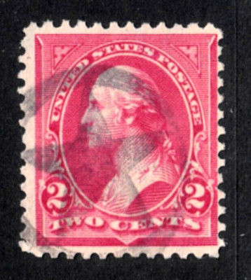 US SCOTT # 267 WASHINGTON STAR IN CIRCLE HANDSTAMP 1895 H1808 | eBay