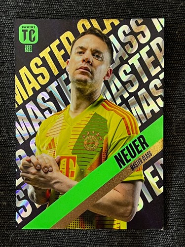 CARD PANINI TOP CLASS 2025 MANUEL NEUER BAYERN MUNICH MASTER CLASS ...