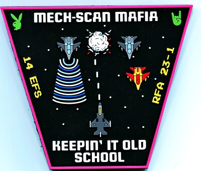 14th ExpeditionFighter Squadron Red Flag 23-1 Mech-Scan Mafia US Air ...