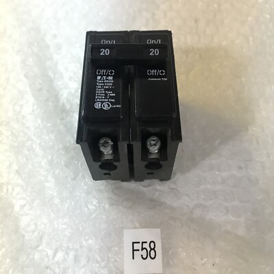 *Eaton BR220 2 Pole J-969 20 Amp 120/240v Fast Shipping &warranty# (New ...