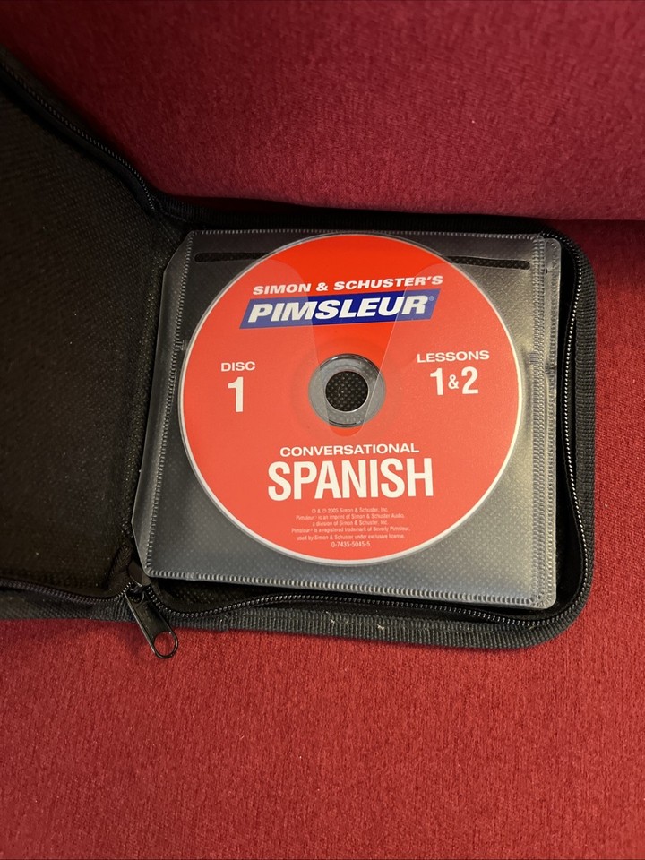 Pimsleur Conversational Spanish 8 CDs 16 Lessons With Case For ...