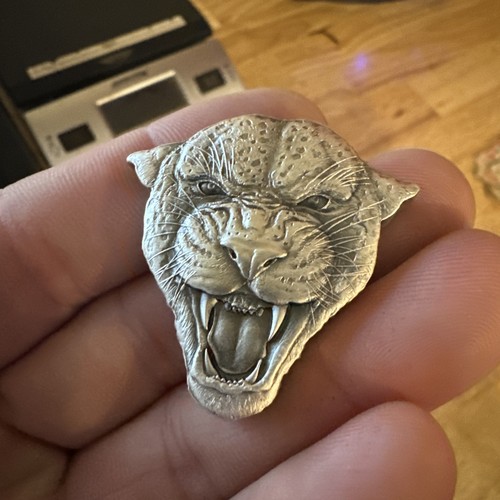 .999 Silver Leopard Coin 2 Ounce Fierce Nature Series Collector Niue ...
