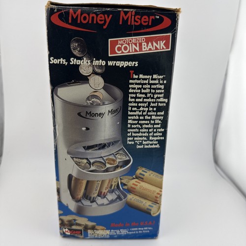 Money Miser / Motorized Coin Bank/NB8 Coin Sorter BRAND NEW IN BOX | eBay