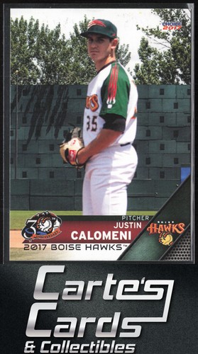 Justin Calomeni 2017 Choice Boise Hawks #05 Boise Hawks | eBay