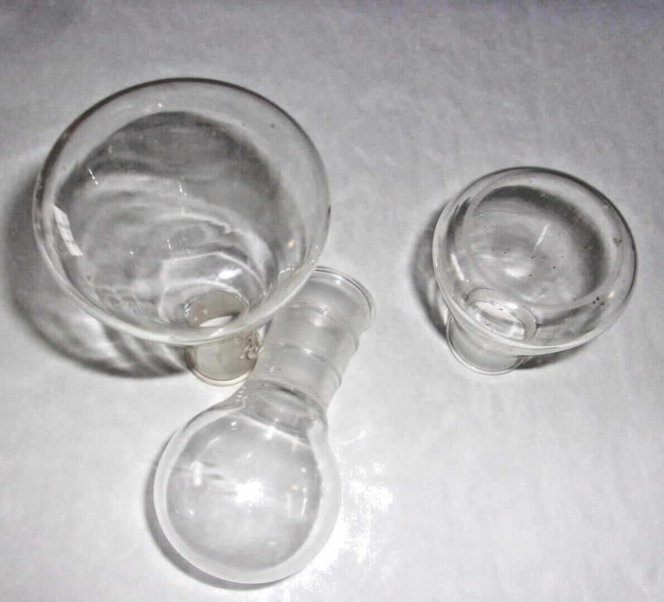 3 Vtg SGA Pyrex Glass Beaker Bulb Chemistry Lab Science | eBay