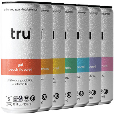 Tru Sampler Seltzer, Variety Flavored Sparkling Water Made with Real ...
