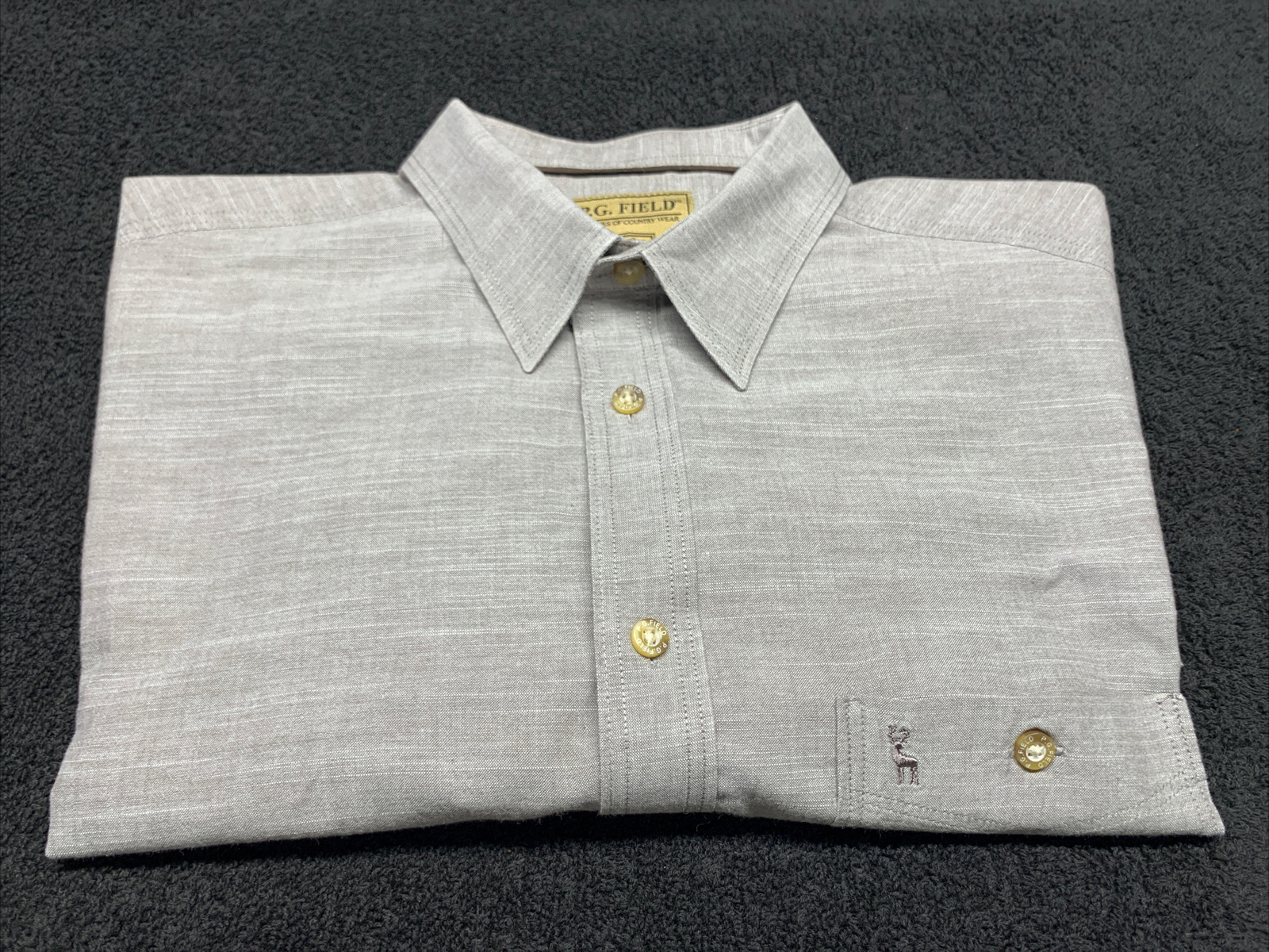 P.G. Field masters of country wear Large short sleeve… - Gem