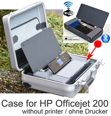 Case Aluminum Case DICOTA DATASMART for Mobile Printer HP OFFICEJET 200 ...