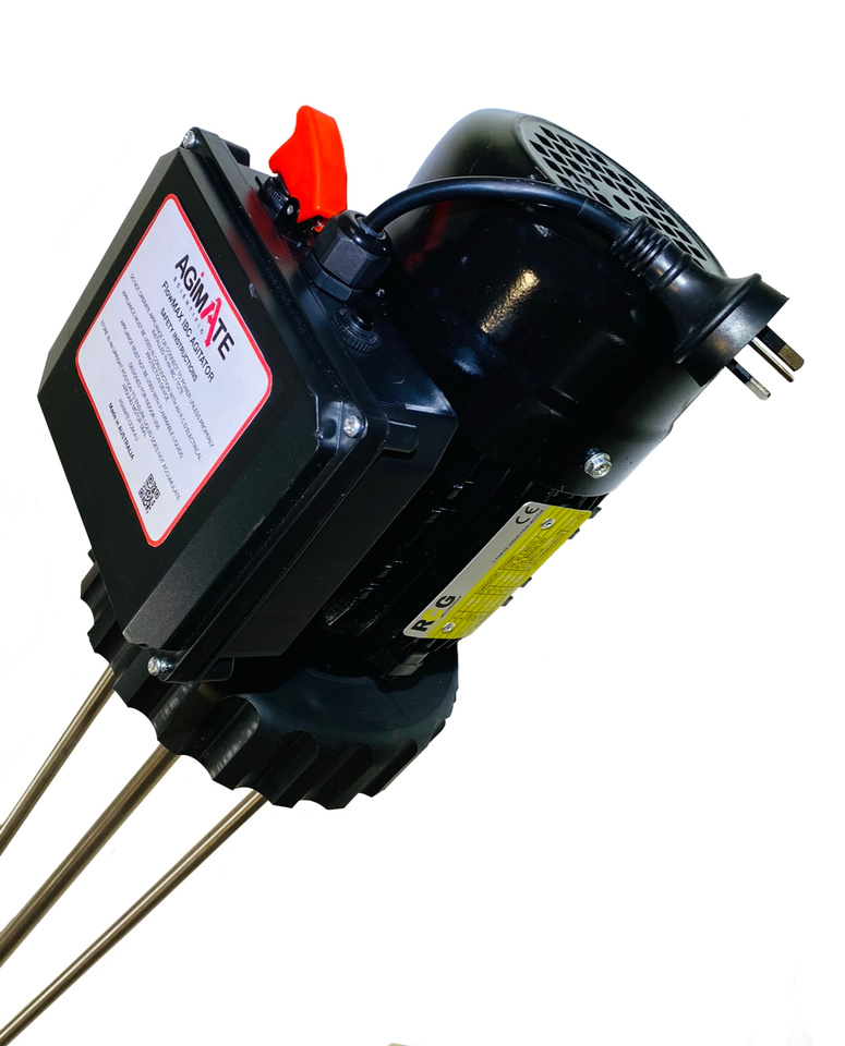 FlowMAX 1000 .55kW 240V TWIN IBC Tote Shuttle Pod Mixer Stirrer ...