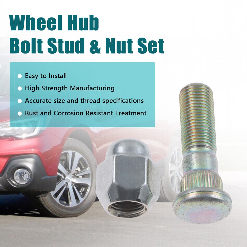 4PCS Assembly Kit Bolts Studs & Nuts Fit for 2013-2019 Subaru WRX STI ...