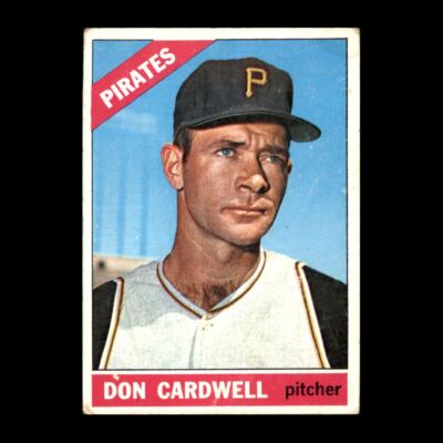 Don Cardwell 1966 Topps Pittsburgh Pirates #235 Vintage Set Break! | eBay