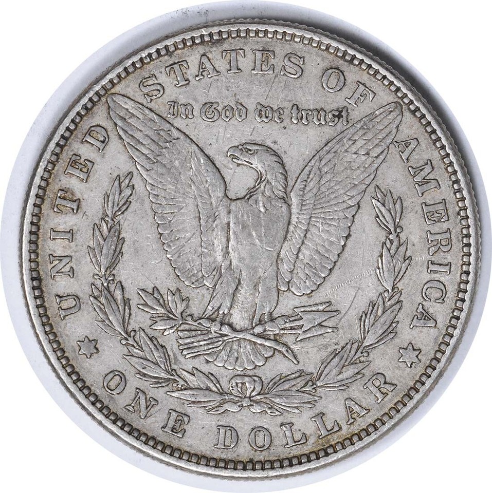 1883 VAM 10 Morgan Dollar Sextupled Stars EF Reverse Scratches ...