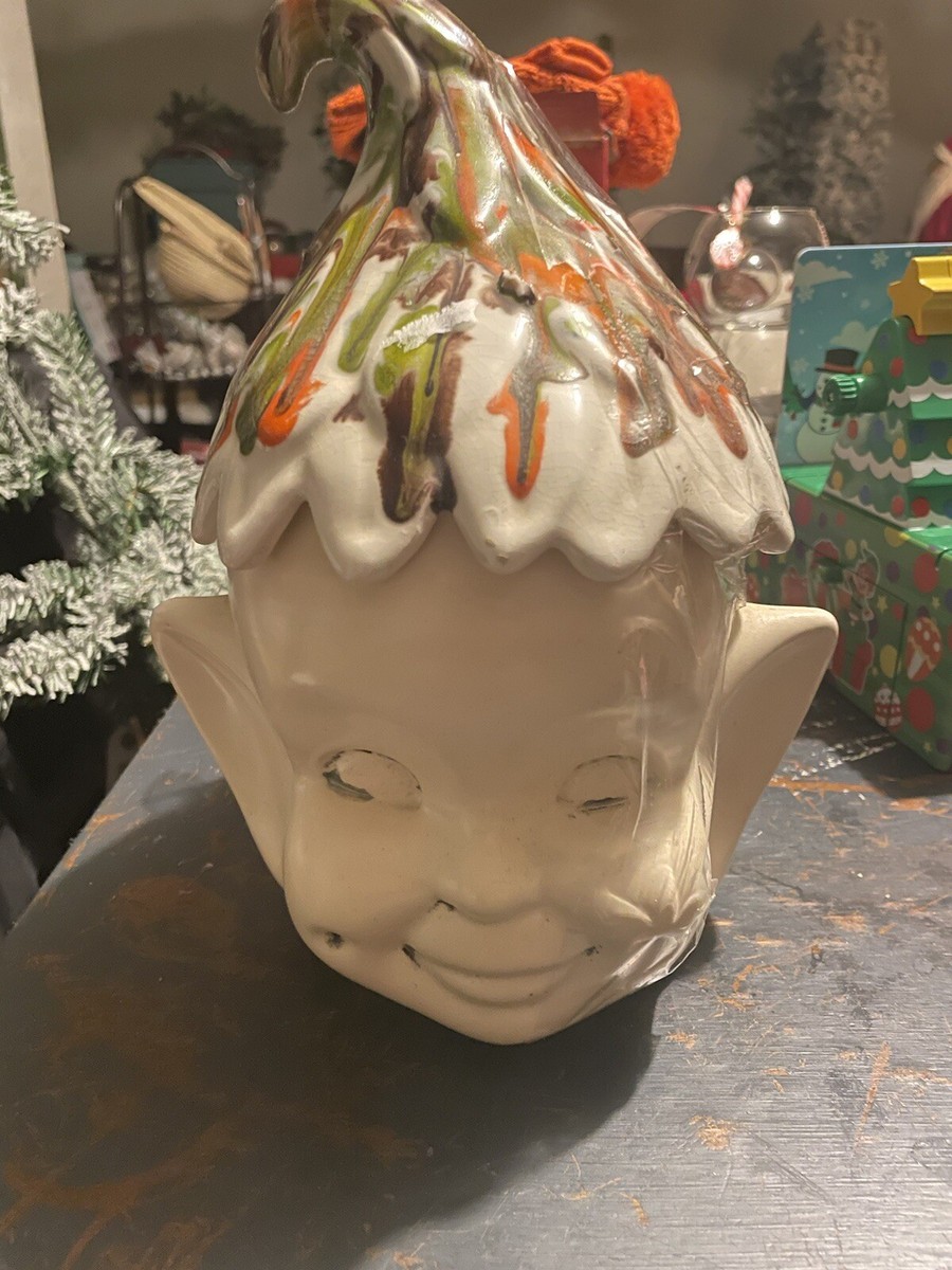 Vintage Pixie Cookie Jar