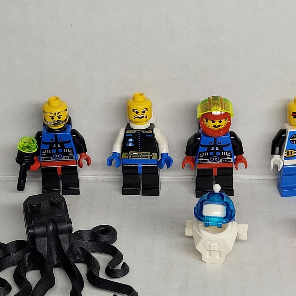 Lego City Diver Scuba Deep Sea Explorers Minifigures Lot, Octopus ...