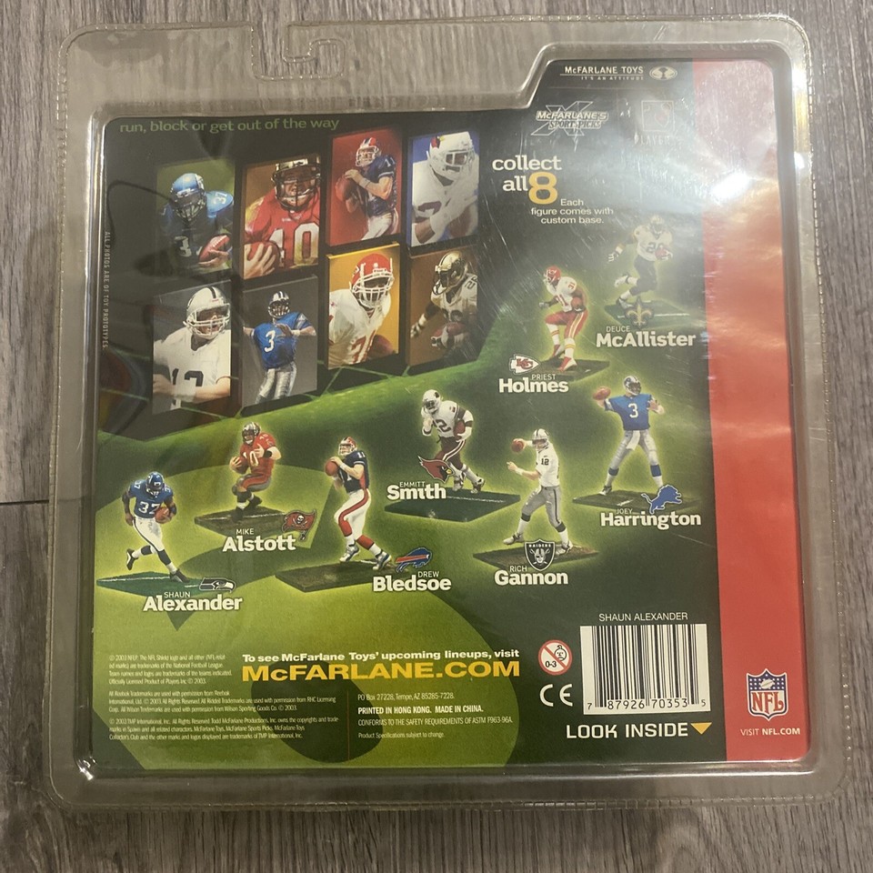 McFarlane Shaun Alexander Seattle Seahawks #37 Series 6 Figure NFL New ...