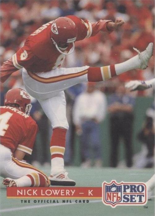 1992 Pro Set - Nick Lowery #202 for sale online | eBay