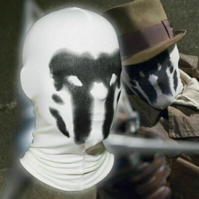 Rorschach Mask Watchman Balaclava Cosplay Costume Headgear Full Face ...
