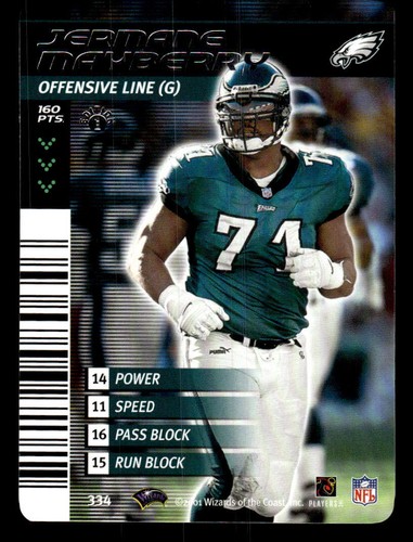 2001 NFL Showdown 1st Edition #459 jermane mayberry | eBay