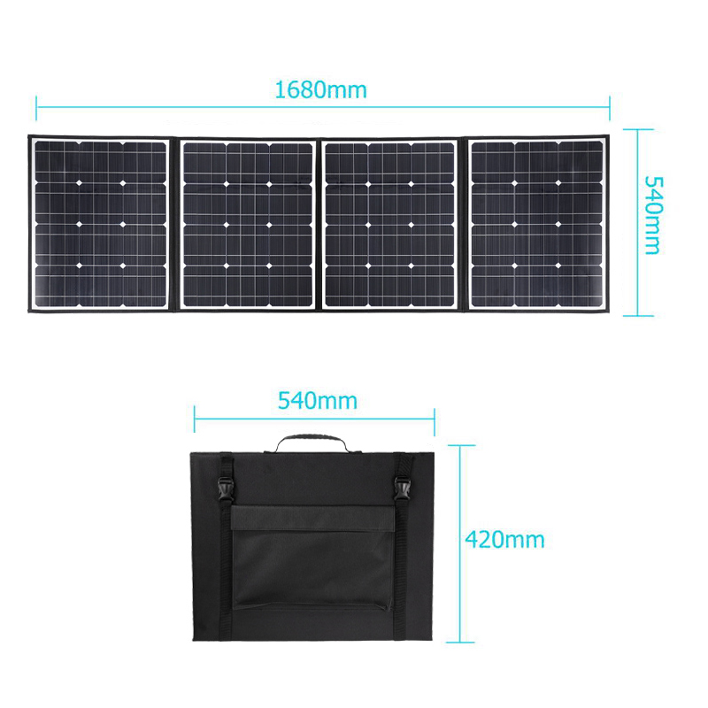 300W Portable Solar Panel Kit Foldable Solar Panel for Generator Home ...