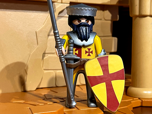 Playmobil Knights Templars Crusades Custom Made -Knight Of Ibelin Spear ...