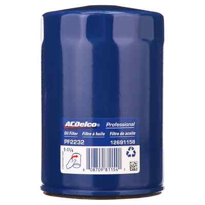 AC Delco PF2232 Engine Oil Filter for Chevrolet GMC 6.6L Duramax Turbo ...