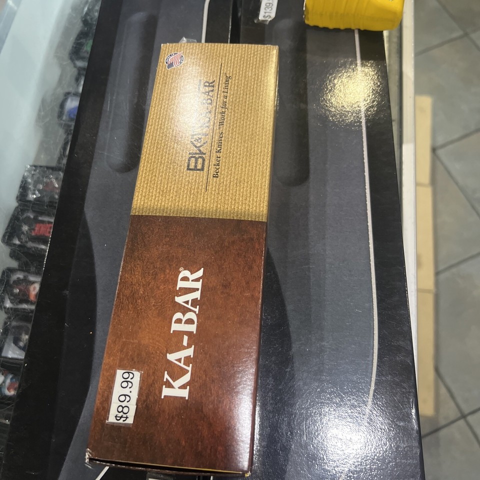 Ka-Bar BK11 Knives Becker Necker Neck Knife Black With Sheath 0011 NEW ...