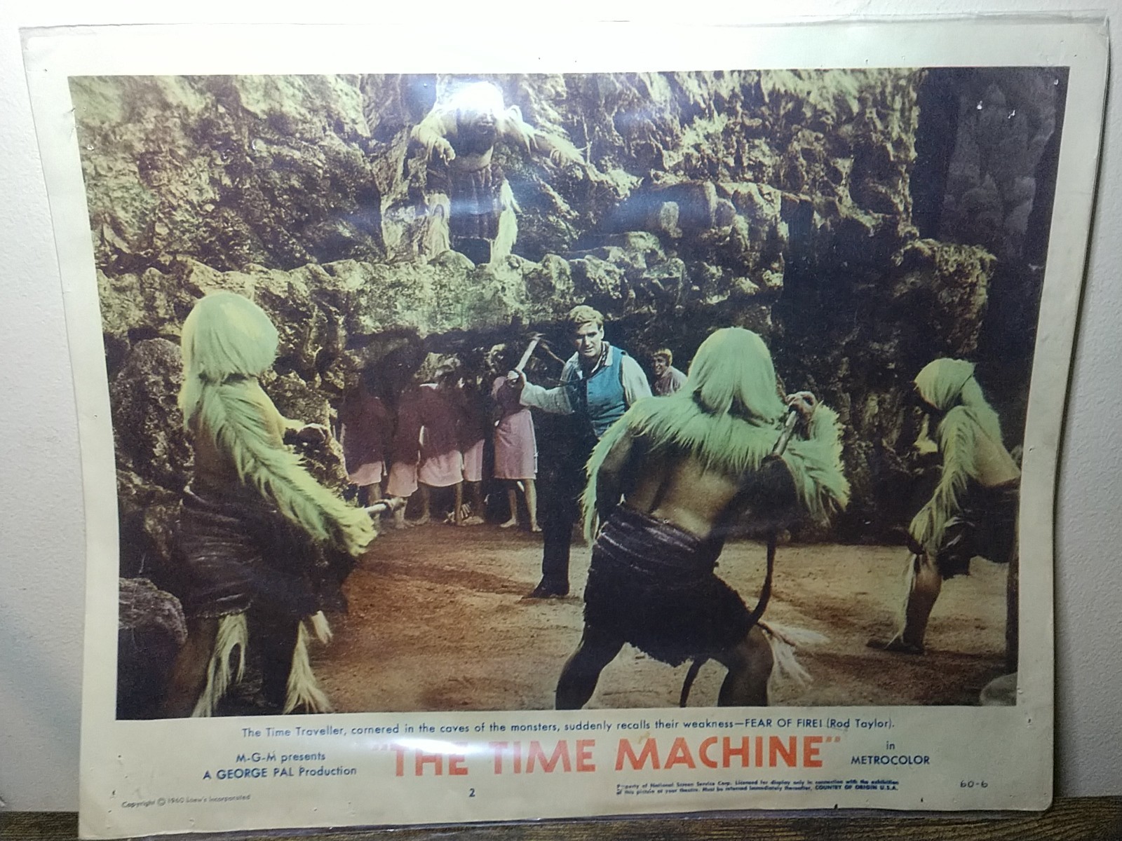 THE TIME MACHINE ROD TAYLOR / H.G. WELLS SCI-FI 1960 LOBBY CARD #6 | eBay