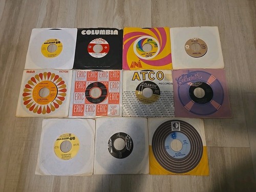 Lot of 11 1960s Vinyl 45 RPM Records Monkees Grass Roots Four Seasons ...