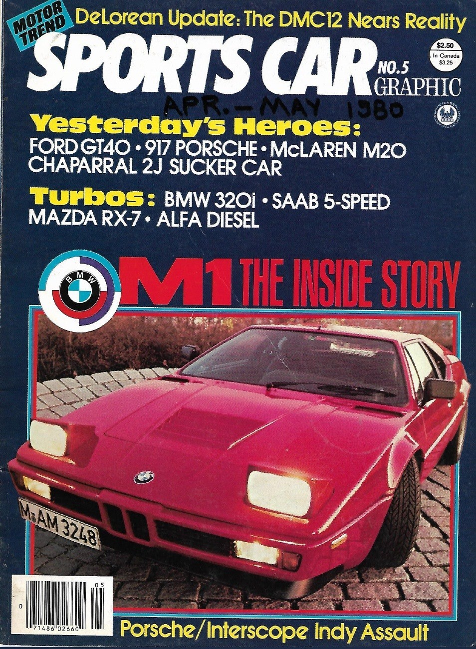 SPORTS CAR GRAPHIC 1980 #5 MAY - FORD GT40,PORSCHE 917,2J CHAPARRAL ...