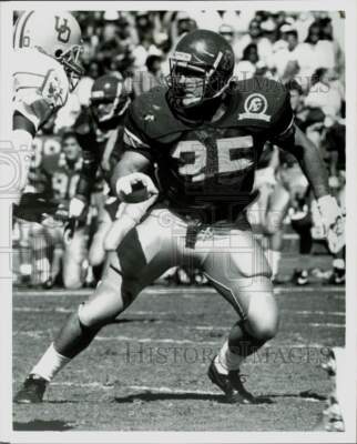 1989 Press Photo Scott Ross, USC Inside Linebacker in Football Game ...