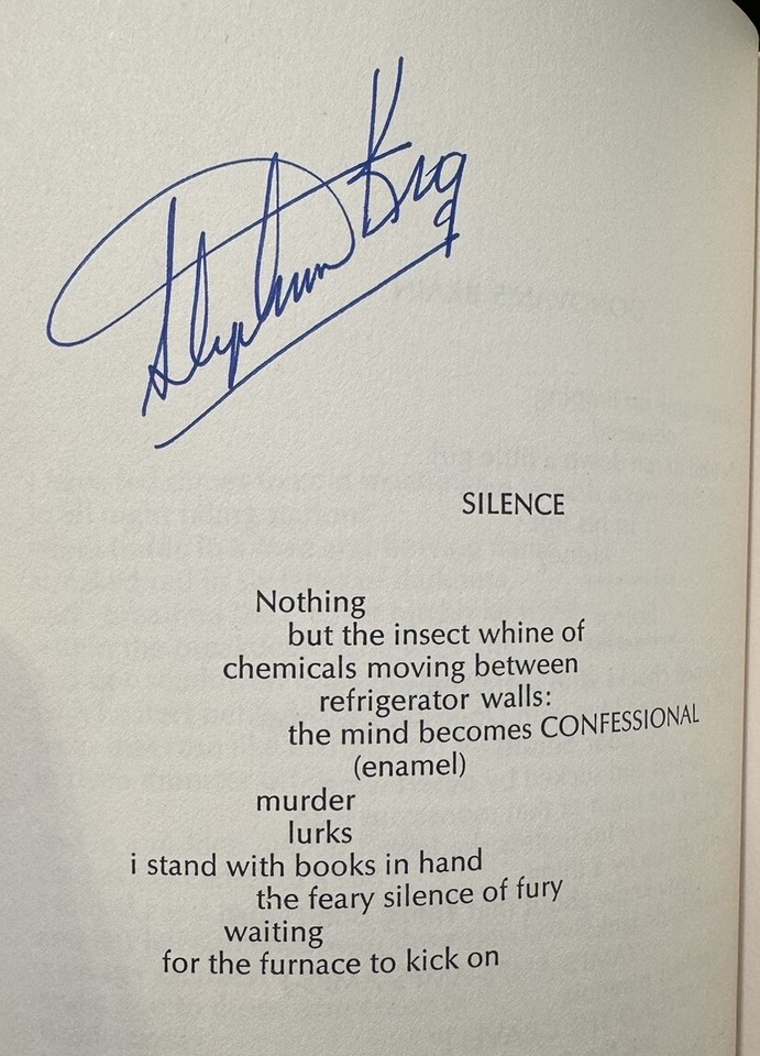 Stephen King *SIGNED* - MOTH 1970 - *RARE!* 1 OF ONLY A FEW KNOWN ...