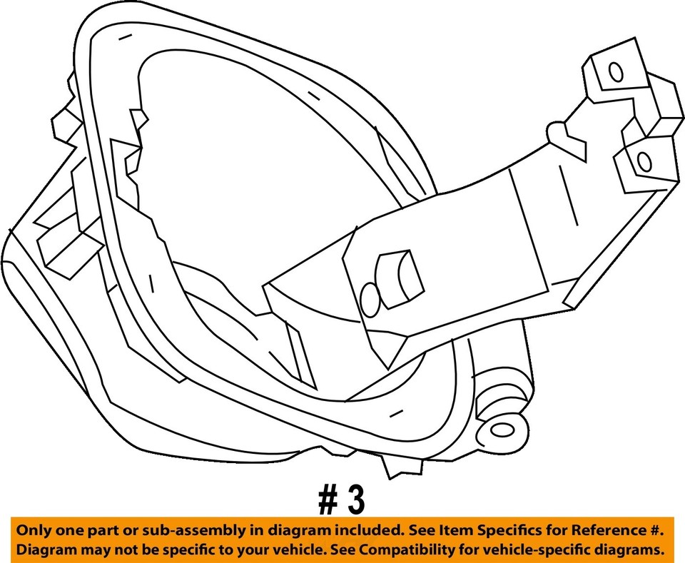 GM OEM 18-23 Terrain Quarter Panel Quarter Panel Components-Fuel Pocket ...