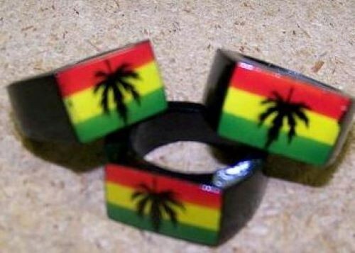 Rasta Reggae Hemp Leaf Wood Ring | eBay