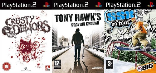 crusty demons&tony hawks proving & pro skater 3&ssx on tour&ghostmaster ...