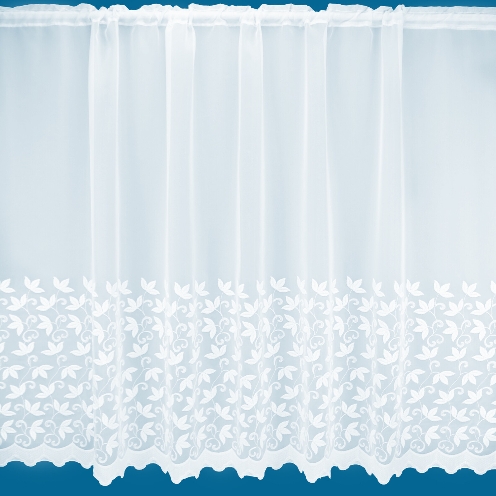 Plain & Embroidered Sheer Voile Net Curtains - Free Postage - Sold By ...