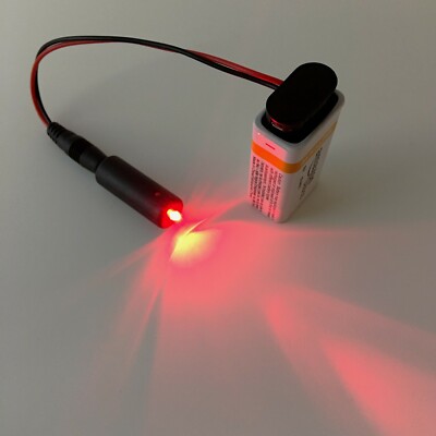 20 pack red LED light 9V for theatrical stage marker and props costumes ...