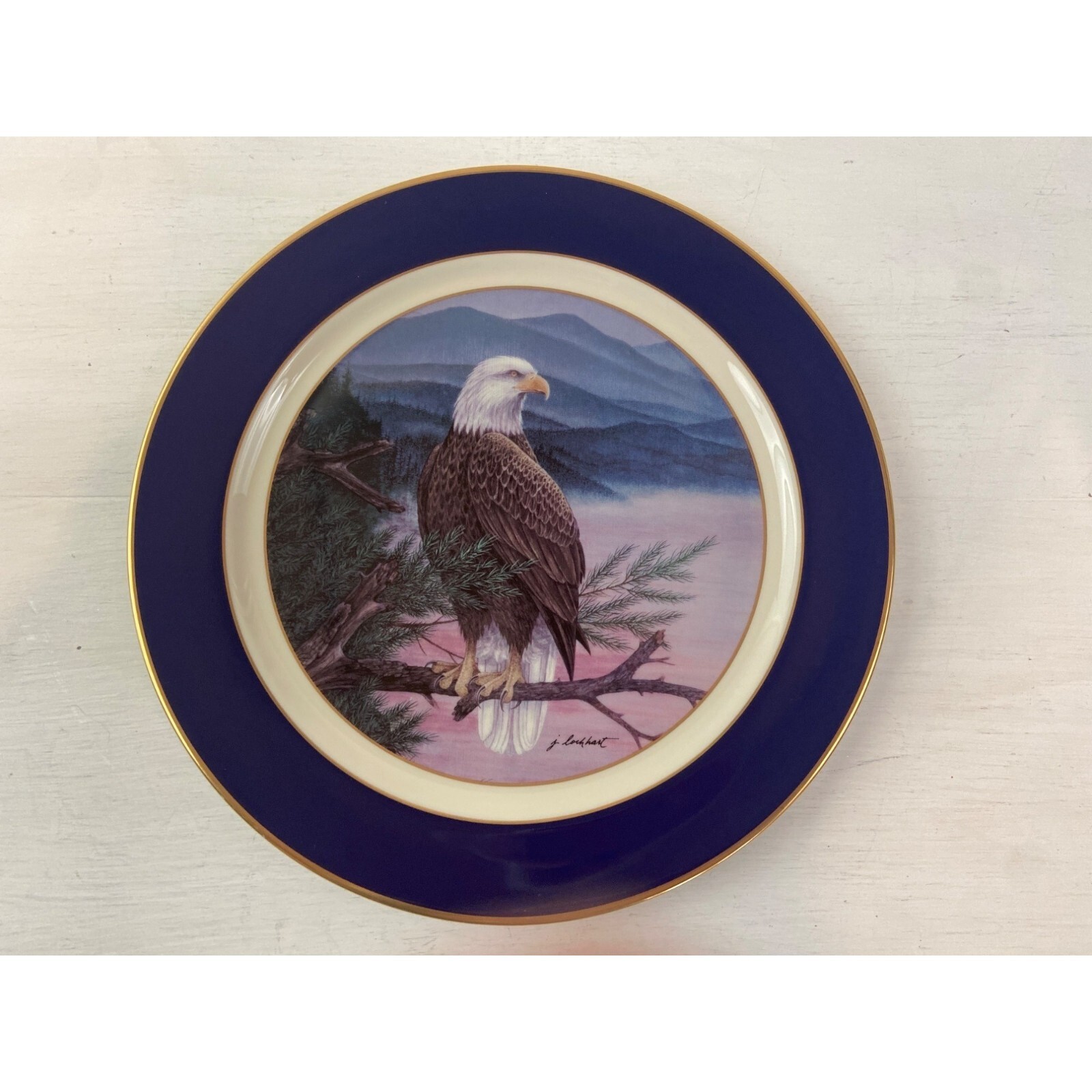 Vintage 1999 James Lockhart Limited 1/300 American Eagle Plate Made for ...