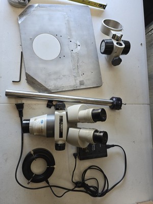 Nikon SMZ-2B Binocular Microscope w 10x Eyepiece & Heavy Duty Stand | eBay