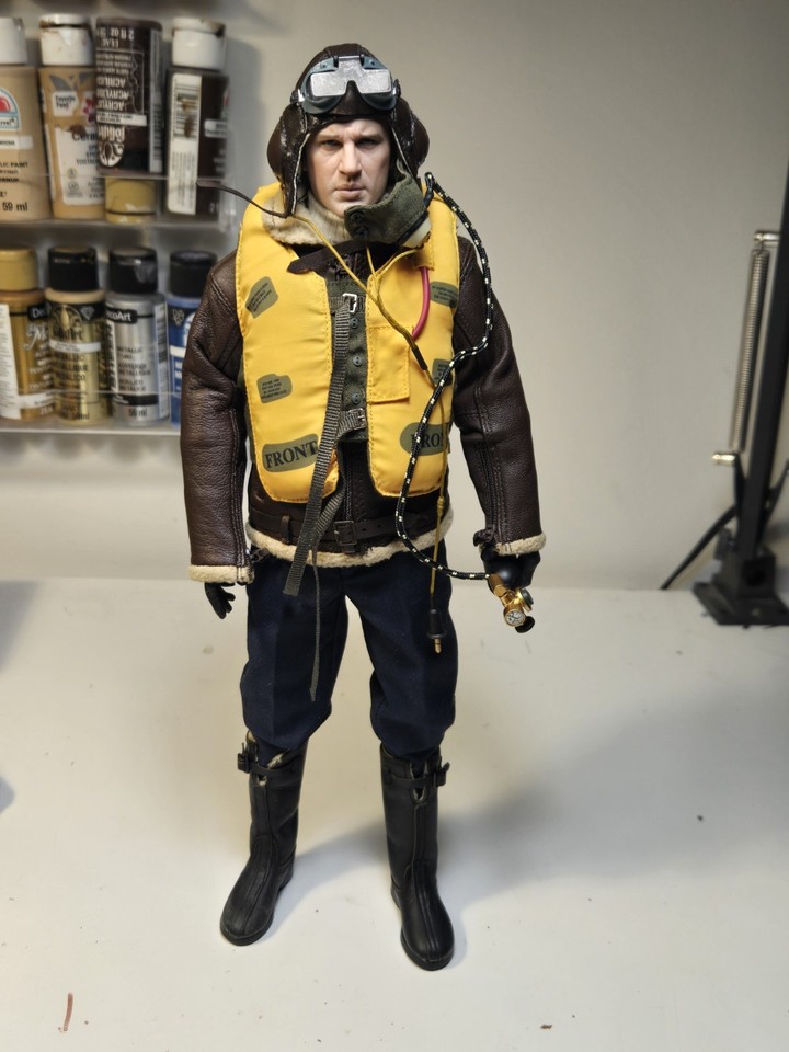 1/6 Scale RAF Pilot British Dunkirk Tom Hardy WW2 12 Inch Custom Figure ...
