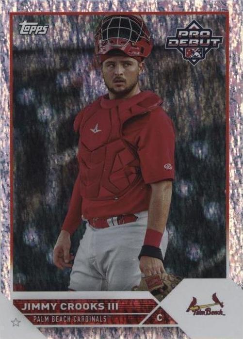 2023 Topps Pro Debut - Jimmy Crooks III #PD-177 Sparkle Foil /175 (RC ...