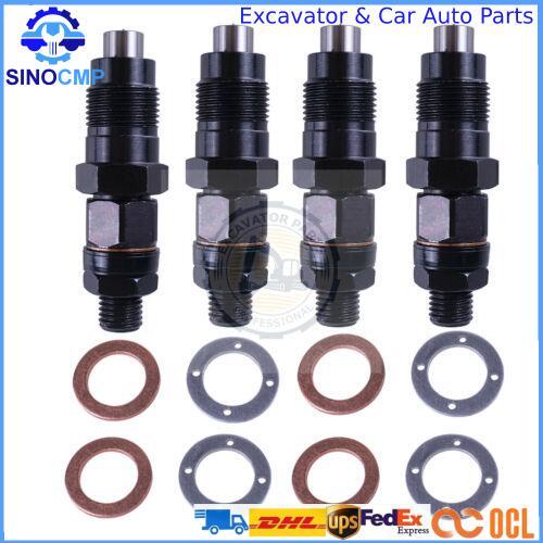 4PCS New Diesel Fuel Injectors For HILUX HIACE 3.0 litre 5L Engine ...