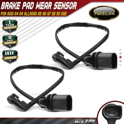 2x Front Brake Pad Wear Sensor for Audi A4 B8 A4 Allroad A5 A6 A7 Q5 ...