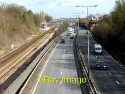 Photo 6x4 A63 Clive Sullivan Way Hessle Adjacent to the railway and ...